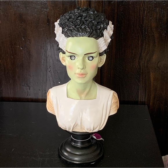 Holiday | Bride Of Frankenstein Bust Light Up Halloween Decor Style 2 ...